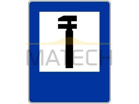 Znak D-29: Hotel (motel) - I generacja sklep drogowy MATECH