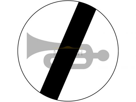 Znak B-44: koniec strefy ograniczonej prędkości - I generacja MATECH ...